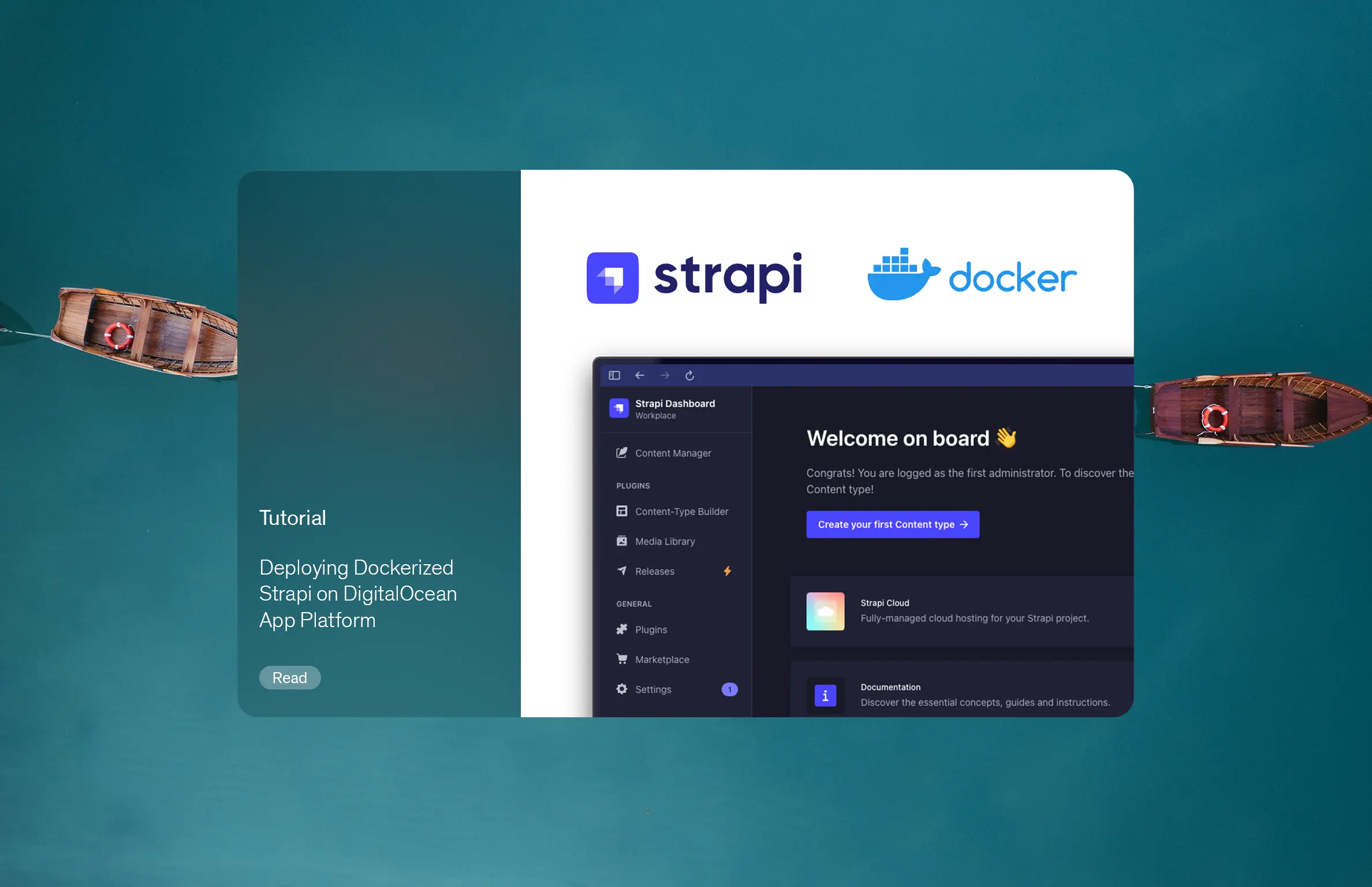 Poom — Deploying Dockerized Strapi on DigitalOcean App Platform